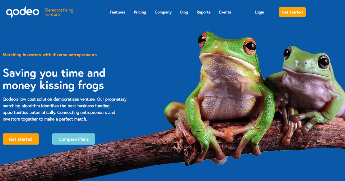 Qodeo - Matching investors with diverse entrepreneurs